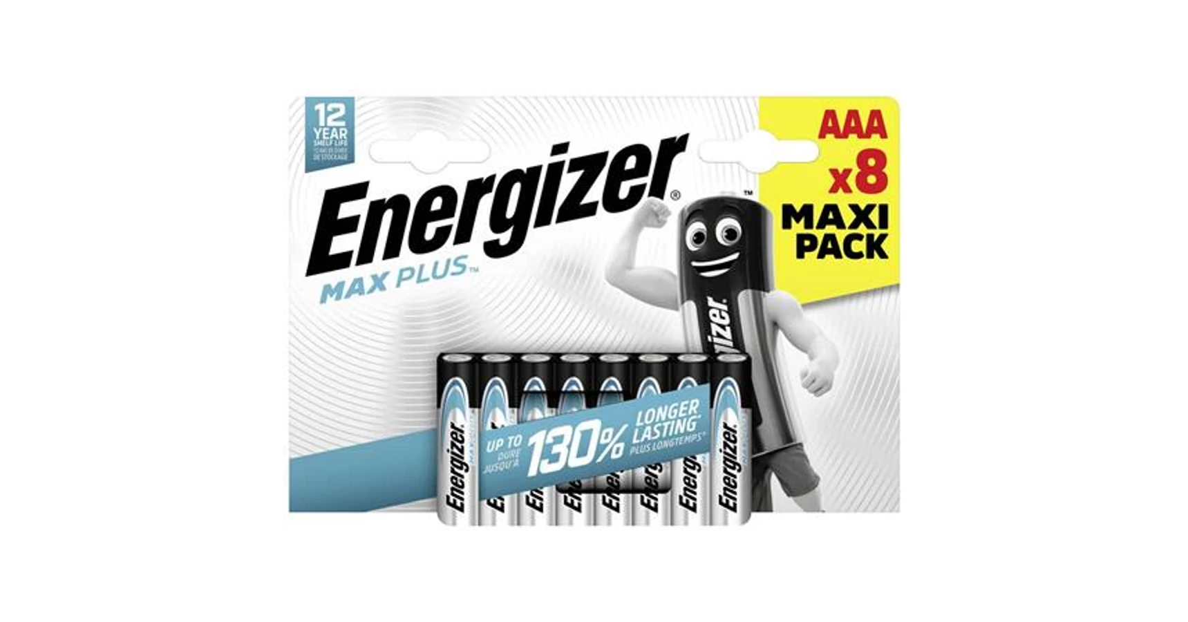 Elem, AAA mikro, 8 db, ENERGIZER Max Plus|Rendelj most!