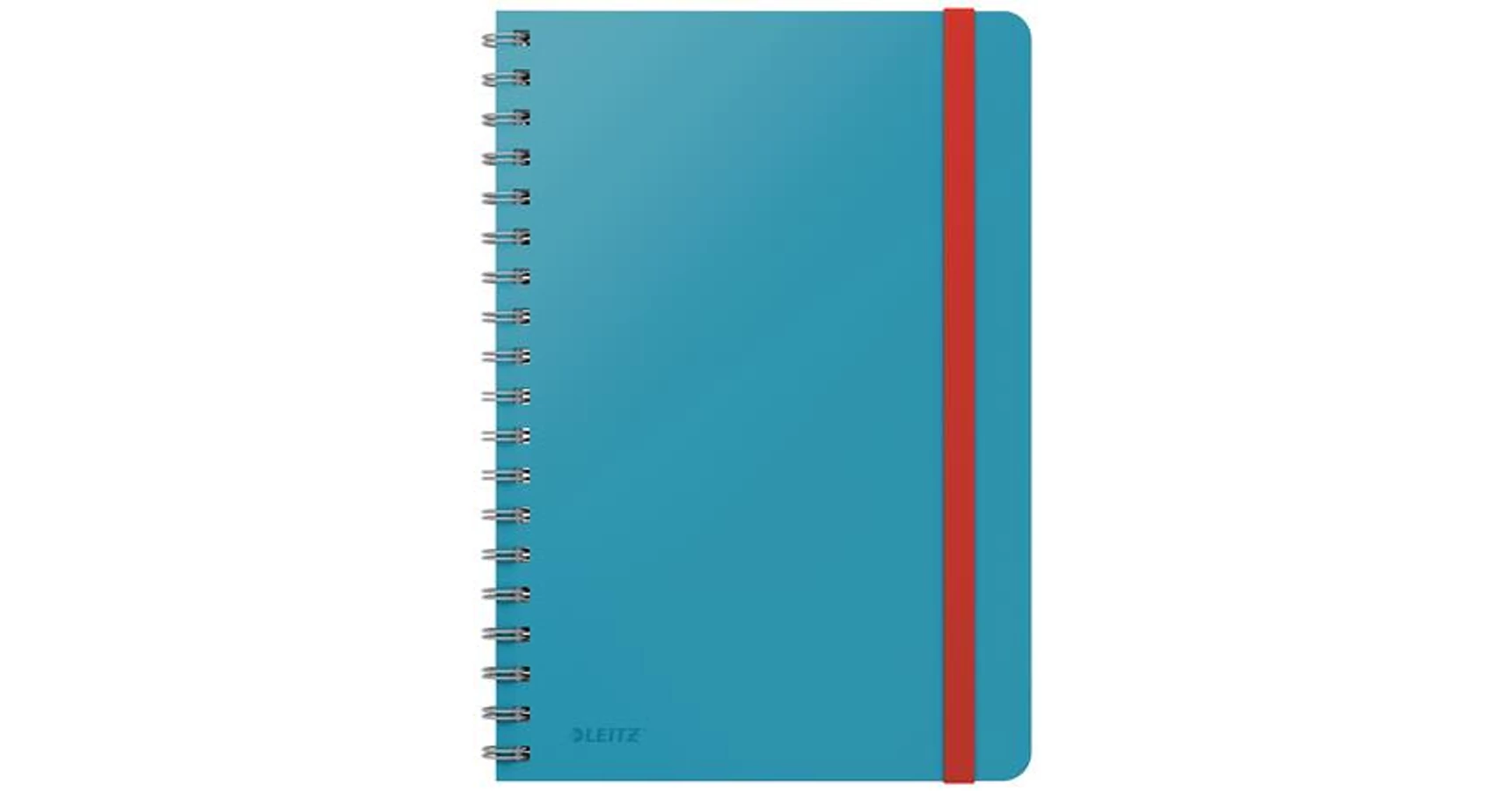 Spirálfüzet, B5, kockás, 80 lap, LEITZ, Cosy Soft Touch , nyugodtkék ...