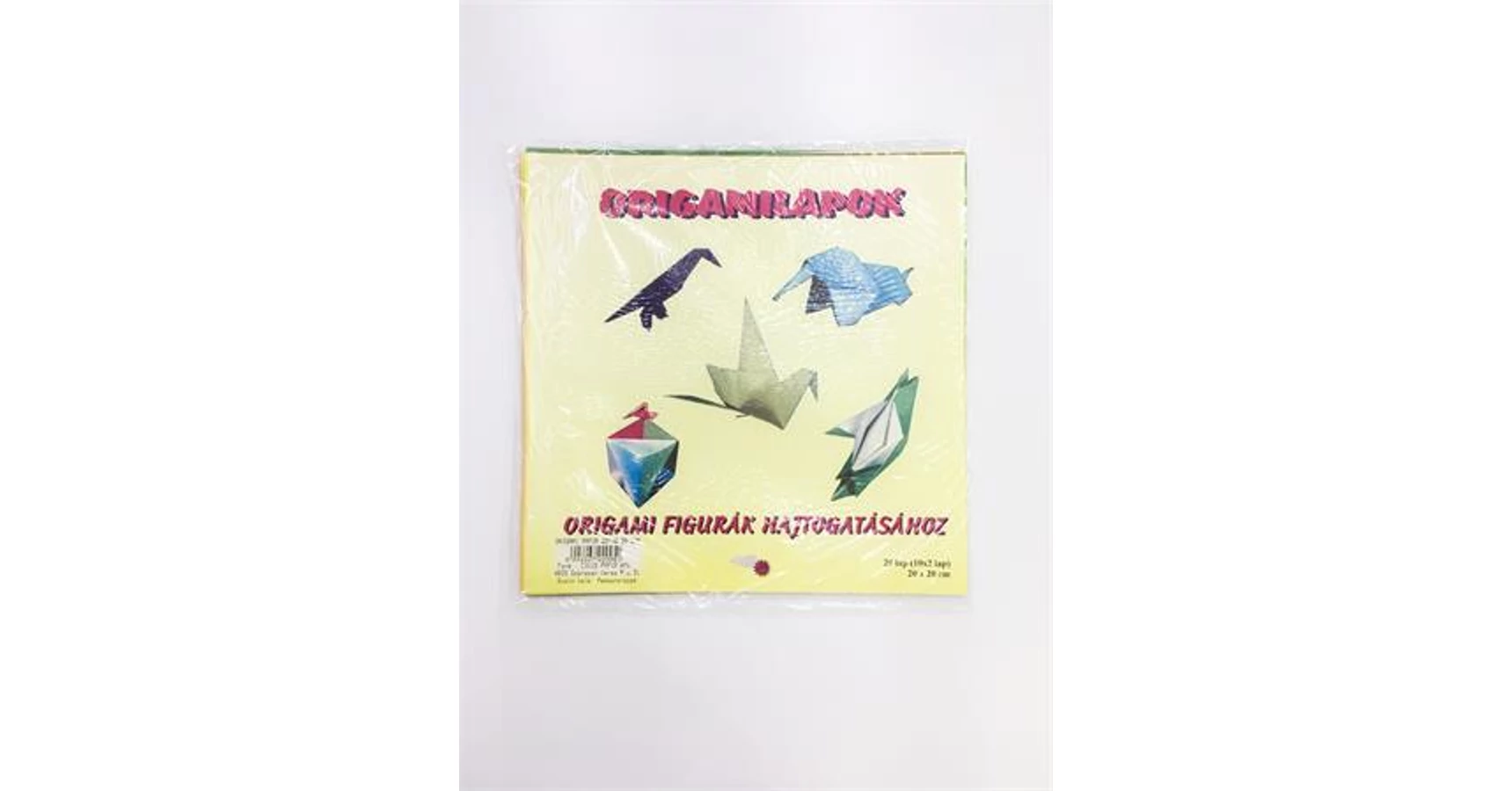 Origami papír, 20x20 cm, 20 lap|Rendelj most
