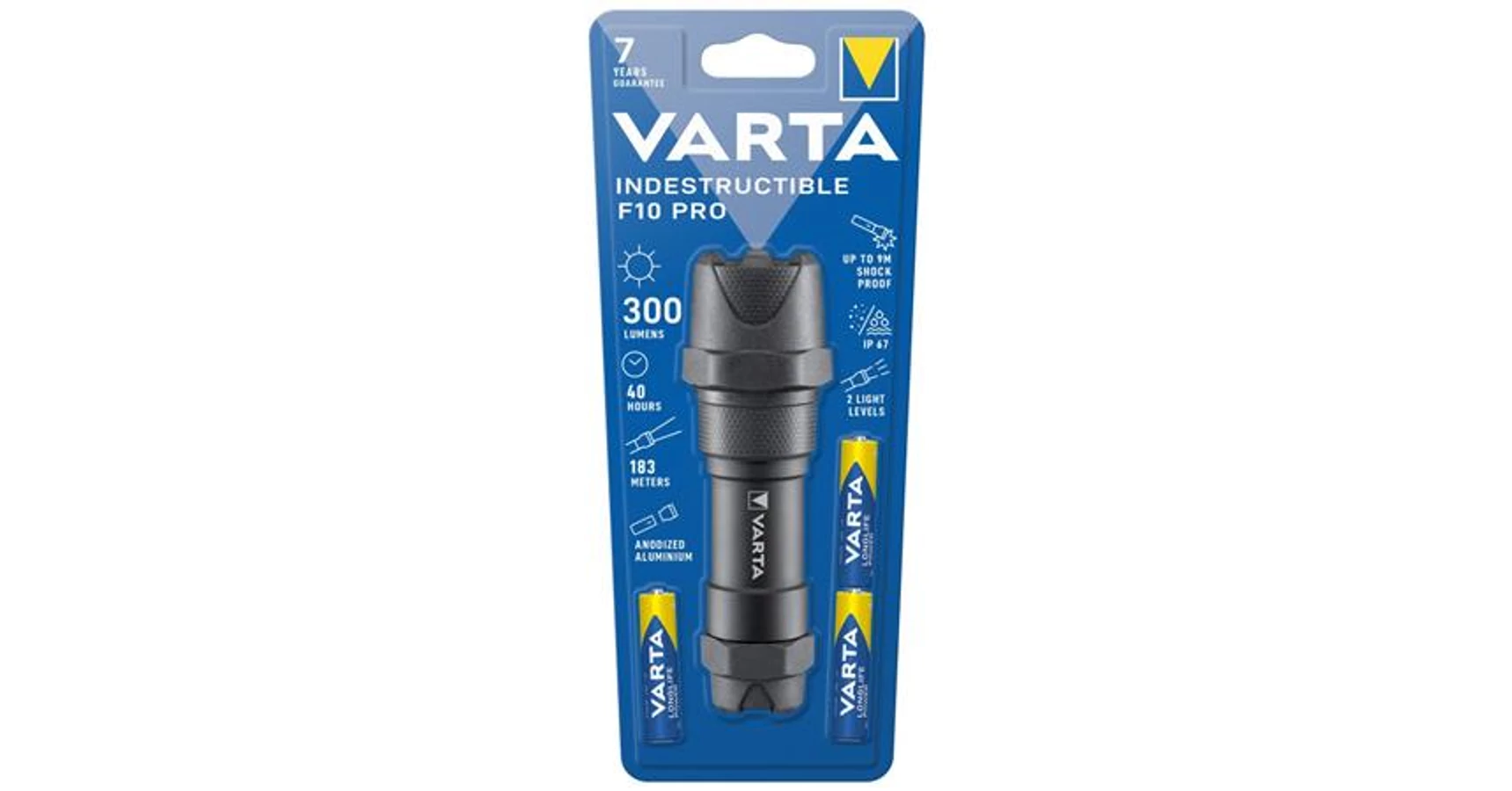 Elemlámpa, LED, törhetetlen, VARTA Indestructible F10 Pro|Rendelj most!