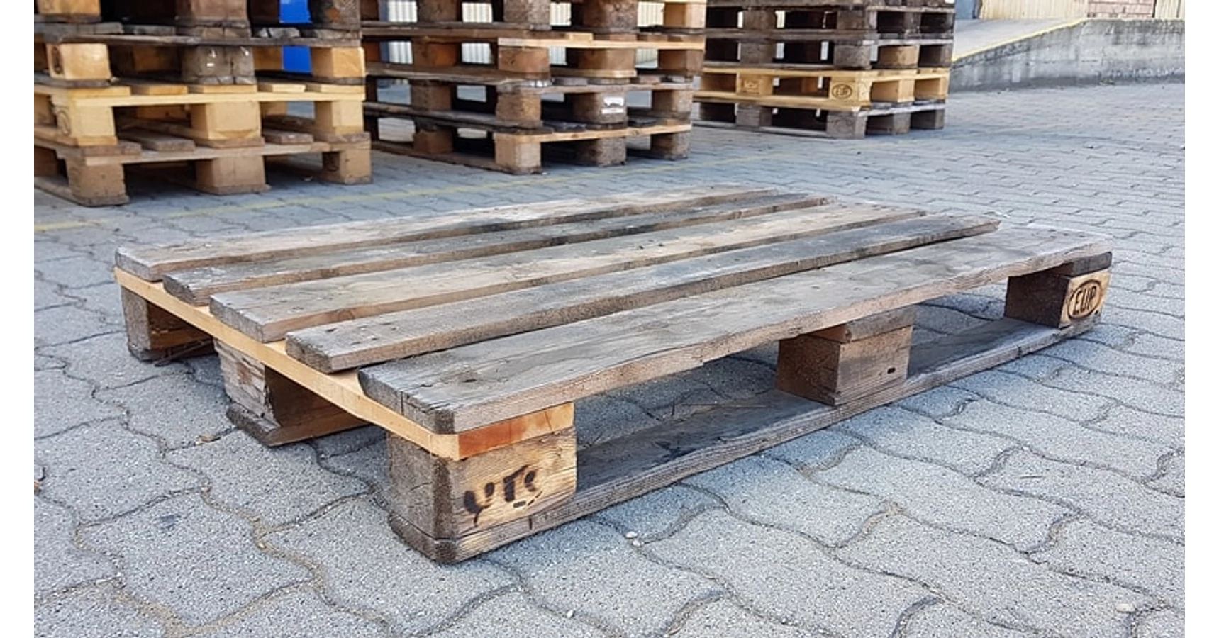 Használt UIC-EUR raklap 80x120 szürke| Raktárról